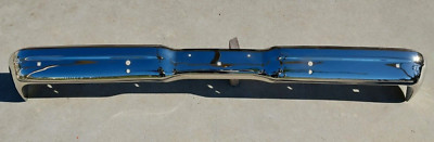 1957 Ford Ranch Station Wagon Rear Back Triple Chrome Plated Bumper S ...