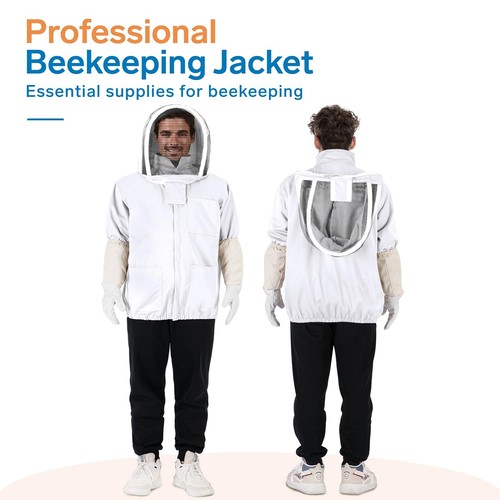 Bee Suit Jacket- Beekeeping Jacket for Men Women- Polycotton Bee Jacket ...