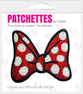Fabstix Sequin Bows before Bros Iron-On Patchette and Sticker | eBay ...