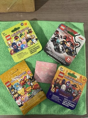 LEGO Minifigure Lot 4 Unopened Blind Packs! Series 23 (X3) & F1 Series ...
