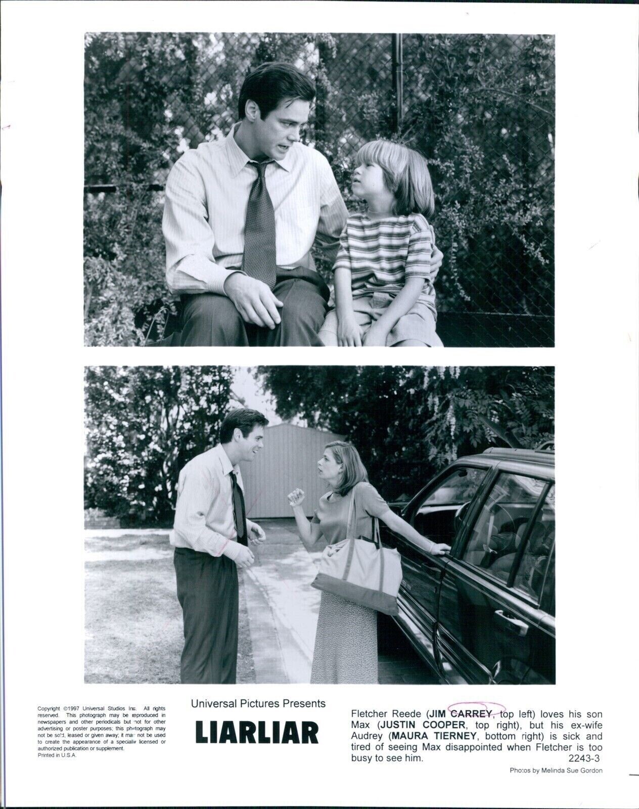 1997 Photo Actor Liarliar Jim Carrey Justin Cooper Maura Tierney Max ...