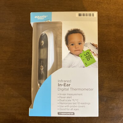 equate Infrared In-Ear Digital Thermometer (EQ-HW-TH-150-DI) | eBay