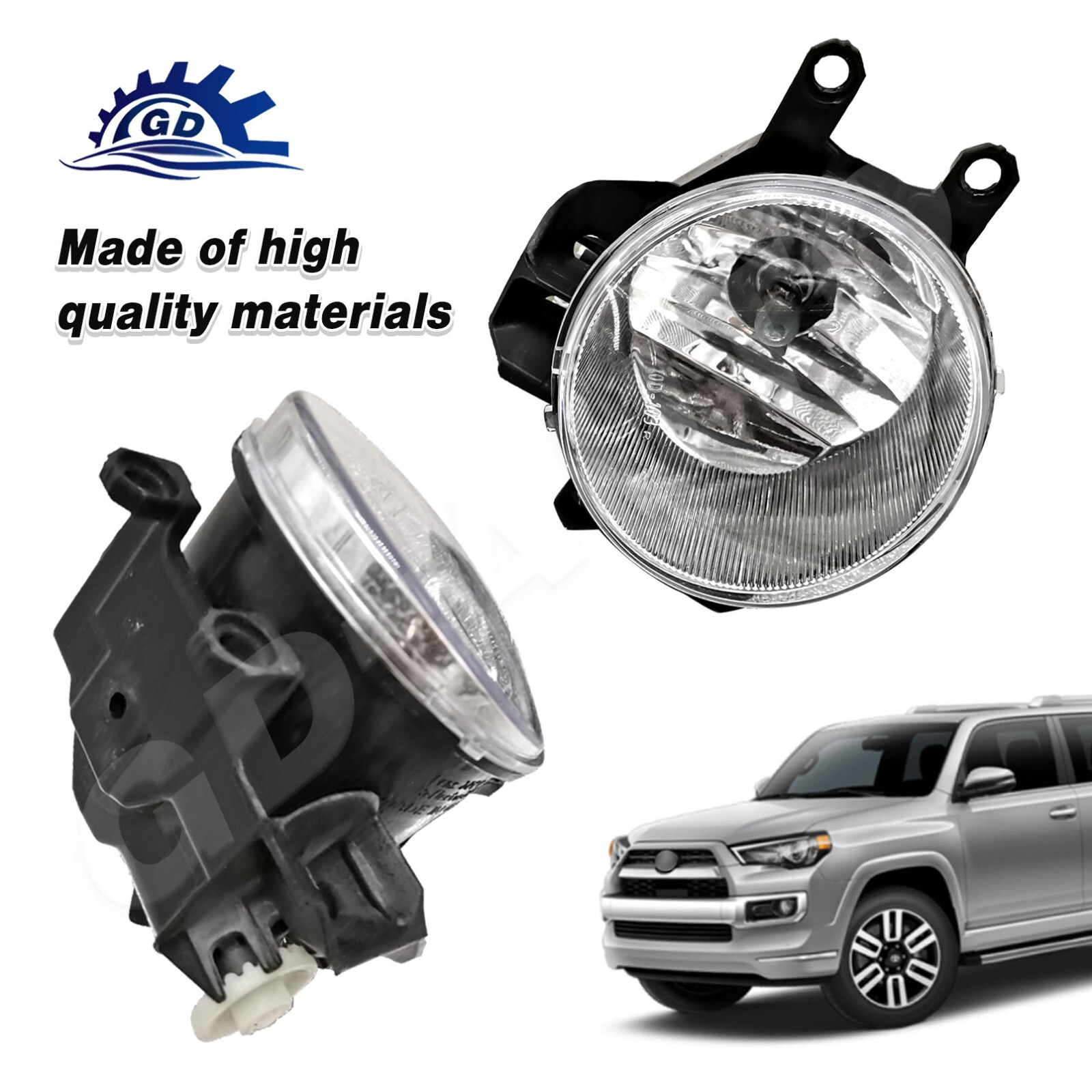 For 2014-2020 Toyota 4Runner Front Bumper Fog Lights Lamps Left and ...