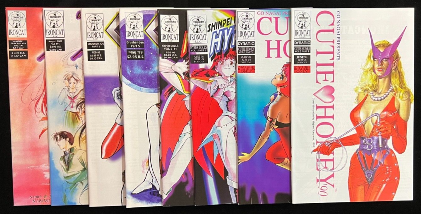 Studio Ironcat LLC Lot of 8 Comics (Vampire Yui, Hyper Dolls & More ...