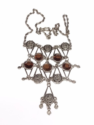 Vintage statement french necklace - Gem