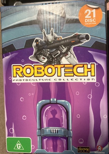 Robotech Protoculture Collection DVD 21-Disc Box Set Region 4 Anime OOP ...