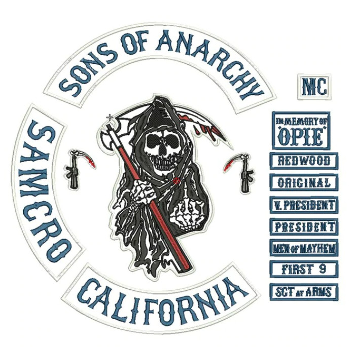 Sons Of Anarchy Patches Opie