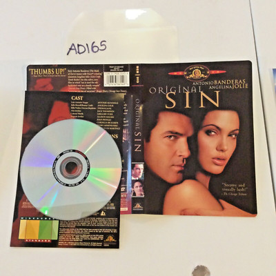 Original Sin (DVD, 2002, R-Rated Theatrical Version) No Case No ...
