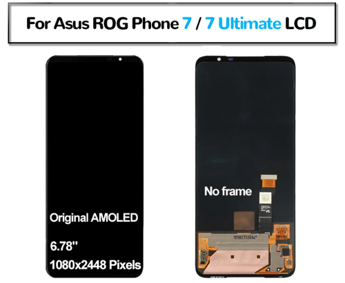 FREE T Asus Rog Phone 7/7 Pro/7 Ultimate LCD DISPLAY +TOUCH SCREEN ...