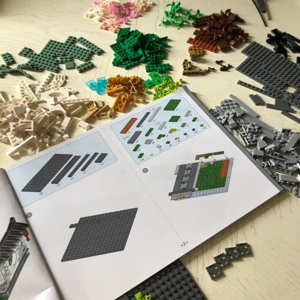 LOZ Mini Blocks Wedding Shop Street Building Blocks Micro Bricks Model ...