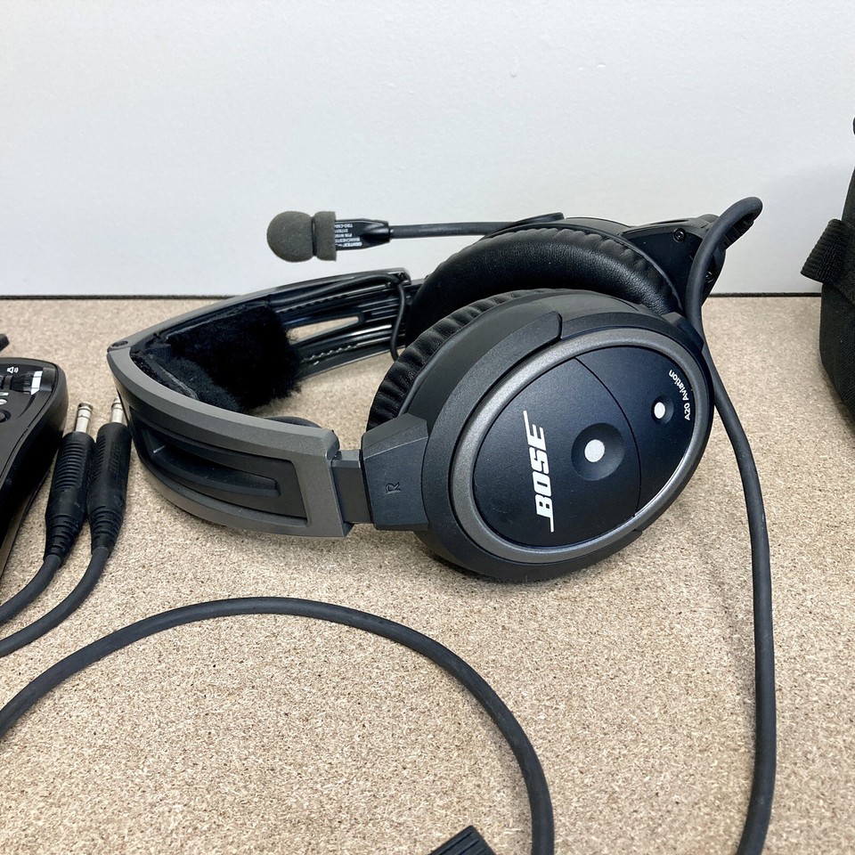 New Bose A20 ANR Aviation Headset w/ Dual GA Plug, No Bluetooth ...