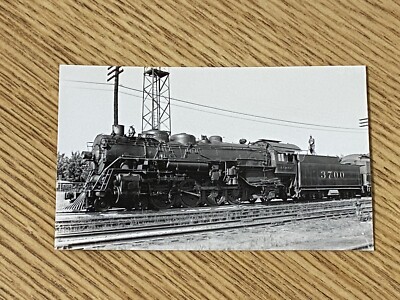 Santa Fe Railway Steam Engine Locomotive 3700 Vintage Photo ATSF | eBay