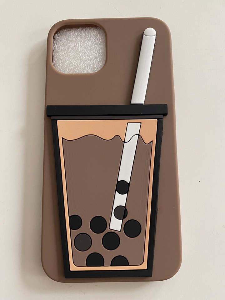 Bubble Boba Tea Phone Case iPhone 12 Pro with Air pods Case 1/2 Set | eBay