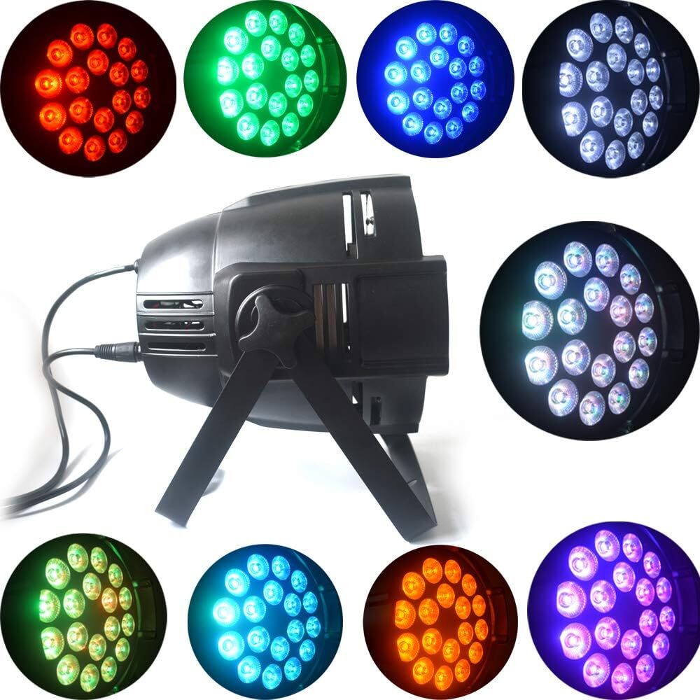10PCS Par Stage Light 270W RGBW 18 LED Strobe Beam DMX512 DJ Disco ...