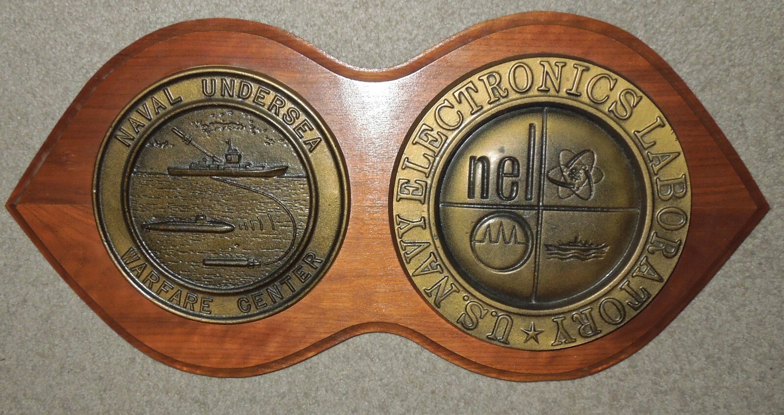 Vintage Naval Undersea Warfare Center USN Electronics Laboratory Double ...