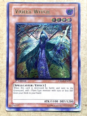 yugioh Violet Witch CRMS-EN097 Ultimate Rare 1st Edition near mint | eBay