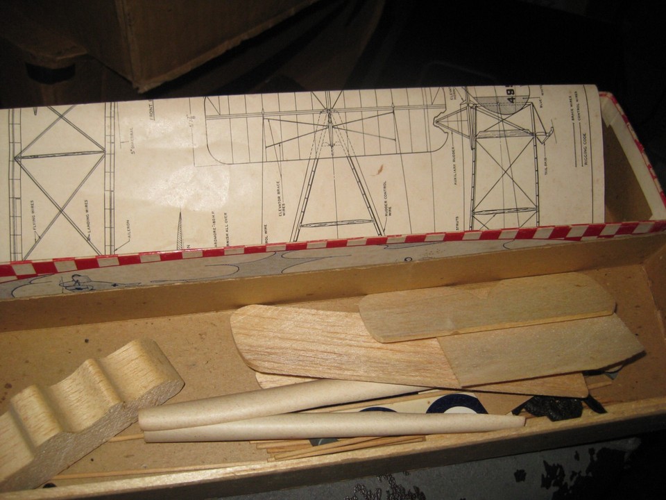 MIB F. E.-2B Vintage Hawk Model Co. Balsa Kit #53 (From 1946) | eBay