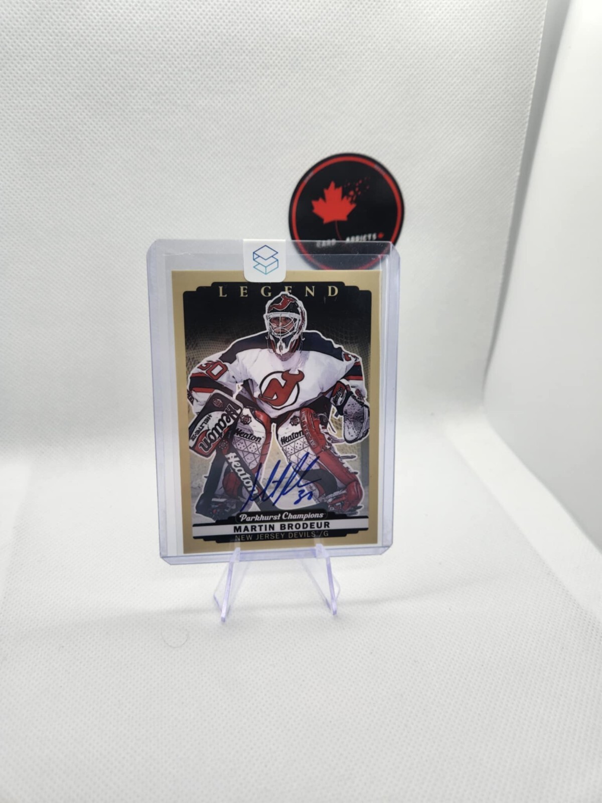 2022-23 Parkhurst Champions Legend # 332 Martin Brodeur Auto Ultra SP ...