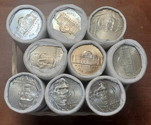 OBW 9 BU Rolls (360) 2006 P & D Uncirculated Jefferson Head Nickels | eBay