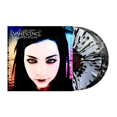 Evanescence - Fallen DELUXE BLACK SILVER WHITE BLEND COLOR Vinyl 2xLP ...