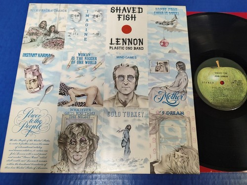 John Lennon - Shaved Fish - 1975 Rock LP Apple EX VINYL Lyric Sleeve ...