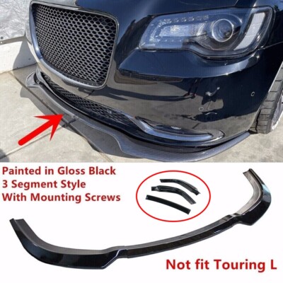 Glossy Kits Front Lip Spoiler Splitter Fit For Chrysler 300 300C 300S ...