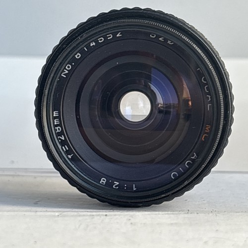 Focal MC Auto 28mm f/2.8 S.C. Wide-Angle Lens Canon FD Mount with Case ...