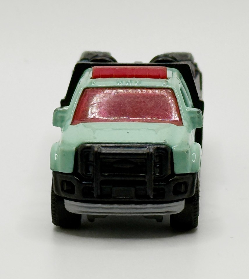 Matchbox 2010 Ford F-550 Super Duty Green & Black Service Forest Ranger ...