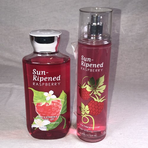 Bath and Body Works Sun Ripened Raspberry Shower Gel Body Mist Spray | eBay