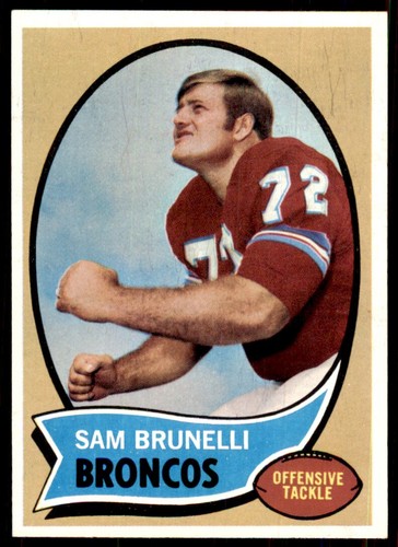 1970 Topps Sam Brunelli Rookie Denver Broncos #67 | eBay