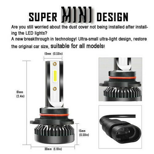 6pcs For Ram 5500 13-18 LED Headlights Bulbs Headlamps Fog Light 8000k ...