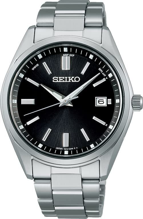 Seiko Selection SBTM323 Radio Solar Atomic Black Dial Watch Men Japan ...