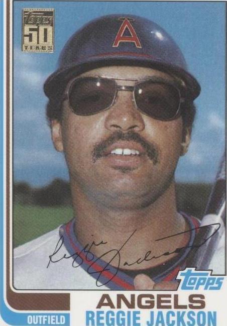 2001 Topps Traded & Rookies - 50 Years Topps Reprint Reggie Jackson # ...