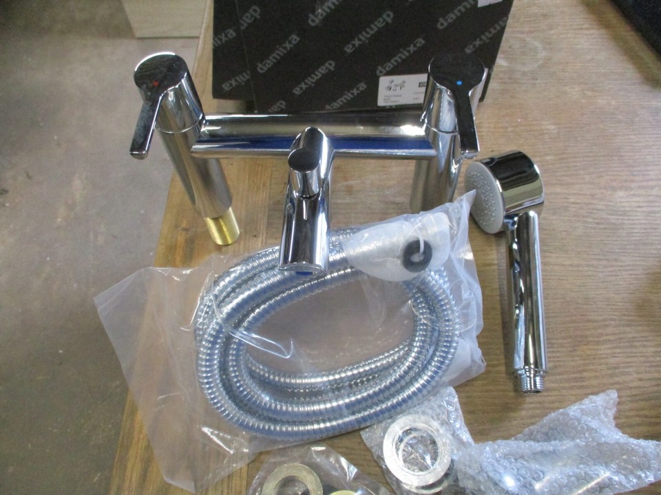 Damixa Iona Bath Mixer Tap In Chrome With Shower Attachment TB130541 | eBay
