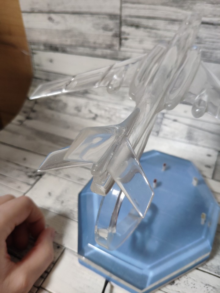 Vintage model military illuminated aircraft handmade Russia USSR ...