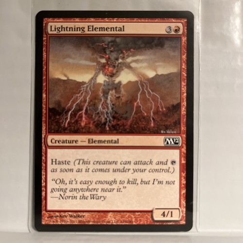 Lightning Elemental Magic 2012 149/249 Regular Common Magic The ...