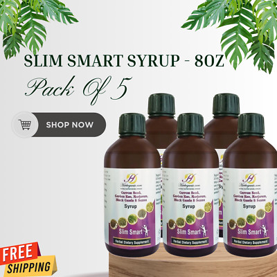 Women, Men Slim Smart Syrup for Weight Loss and Appetite Control 8oz ...