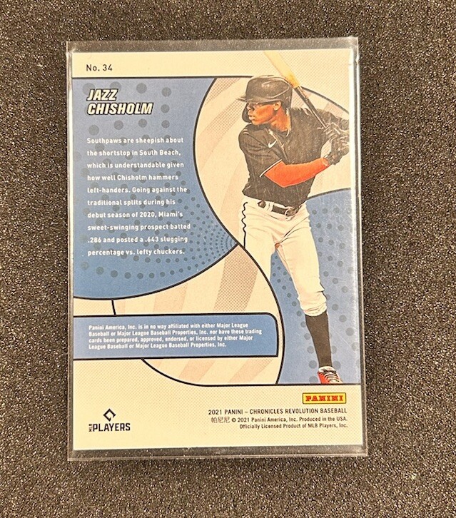2021 Panini Chronicles - Revolution Astro #34 Jazz Chisholm (RC) | eBay