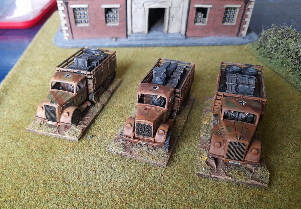 20mm WW2 German Artillery/AA Half Track Lorried Tows x 3 | eBay UK