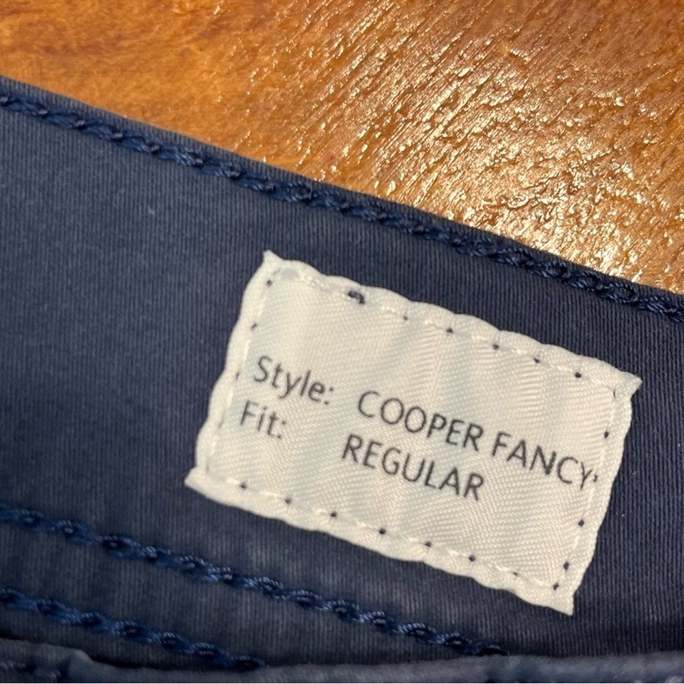 Brax Cooper Fancy navy blue regular fit pants size 30/34 | eBay