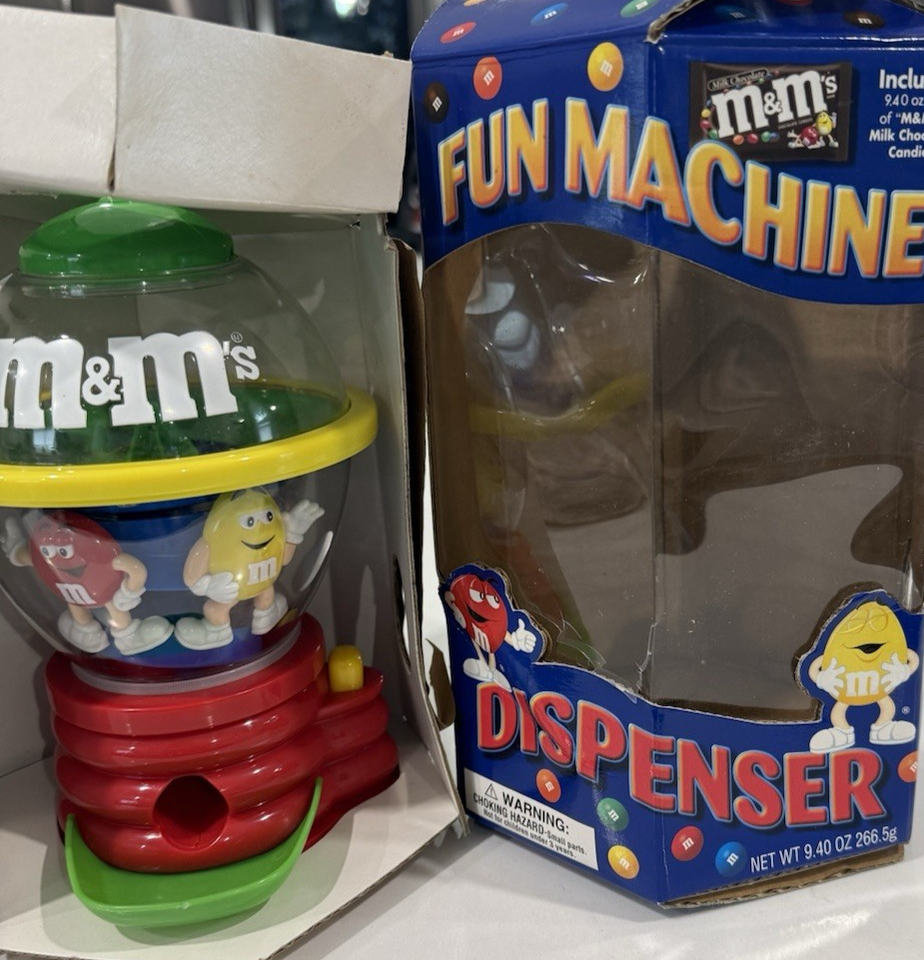 M&M's Fun Machine Dispenser Candy Collectible Mars Retro MM Vintage New ...