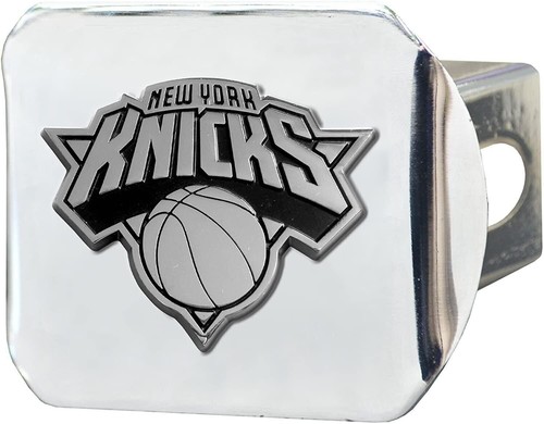 New York Knicks Hitch Cover Solid Metal with Raised Chrome Metal Emblem ...