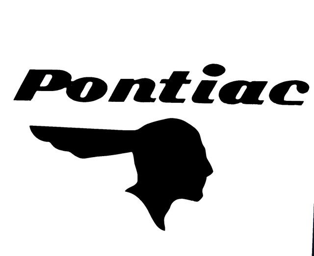 Vintage Pontiac Logo Car Vinyl Decal Sticker 61045z | eBay