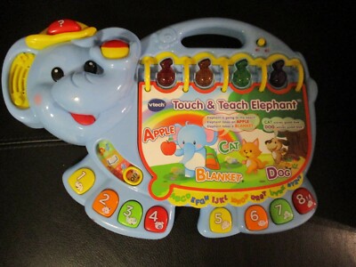 Vtech Touch and Teach Elephant - Learning Educational Toy Numbers ...