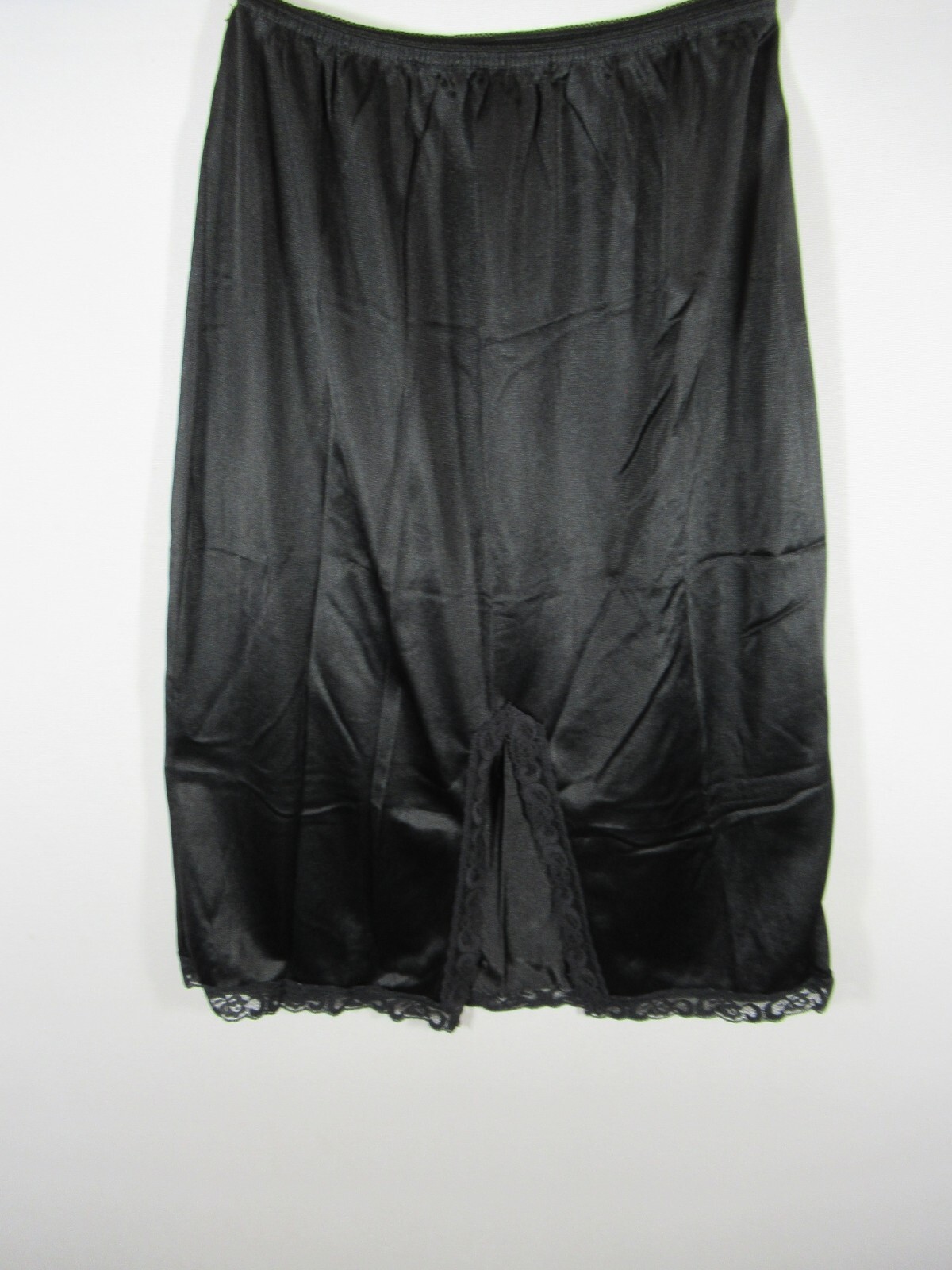 Vintage Mel Lin Satin & Lace Half Slip With Slit Wome… - Gem