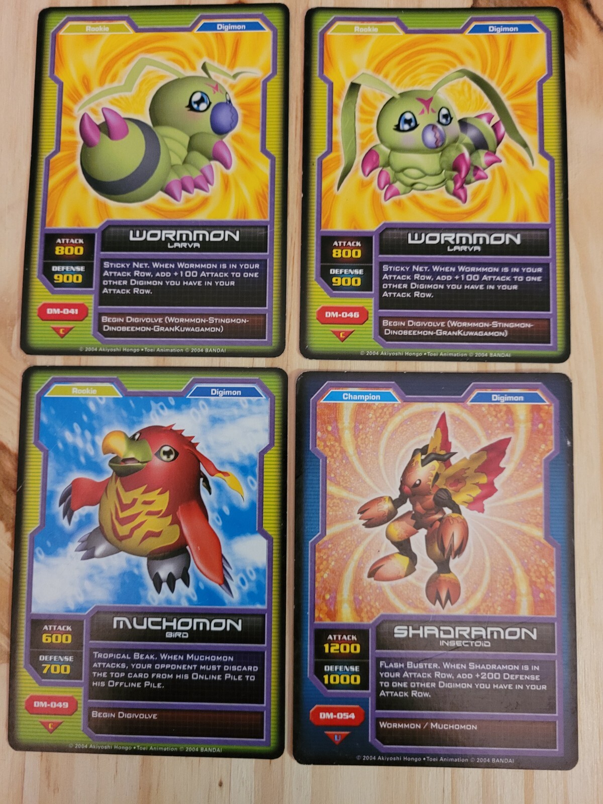 Vintage Digimon Card Lot - 2004 - Lot of 4 - Shadramon Line -MP | eBay