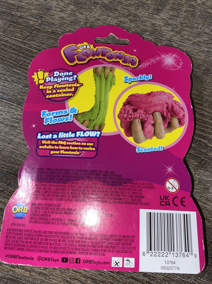 Orb Flowtonia - Neon Pink Sparkly Scented Slime Like Orb Birthday ...