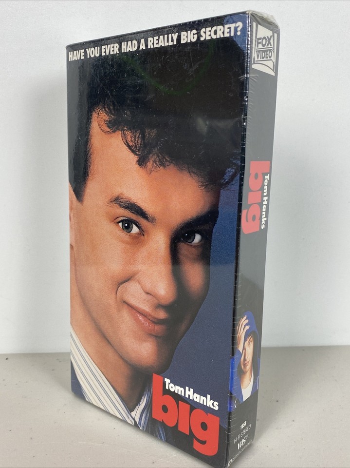 SEALED Big VHS Movie Tom Hanks CBS FOX 1989 With CBS/FOX Seal. Blue fox ...