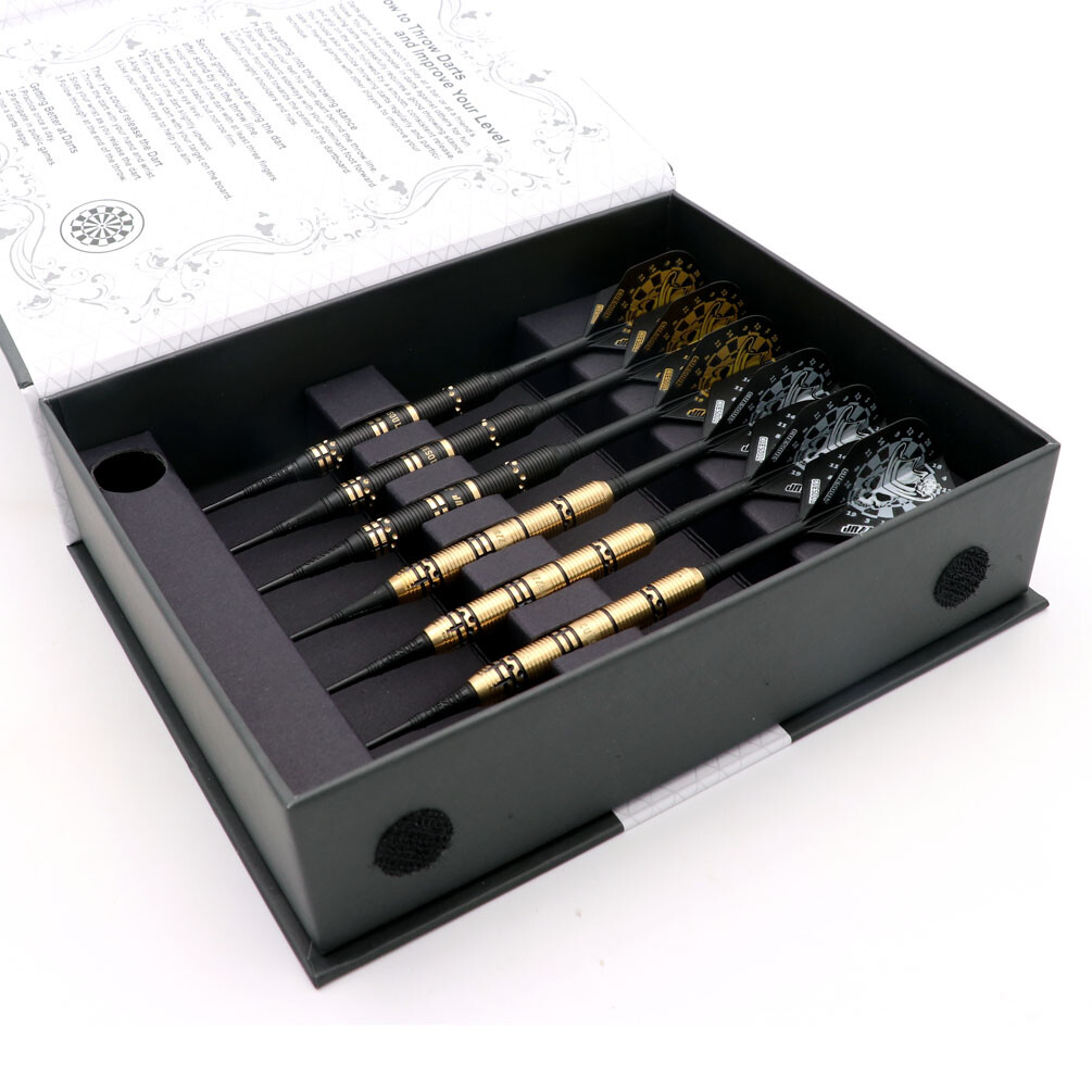 CUESOUL Jazz-Soft Tip Darts 19g Dart Set with AK5 Integrated Flights ...