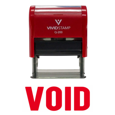 Basic VOID Self Inking Rubber Stamp | eBay